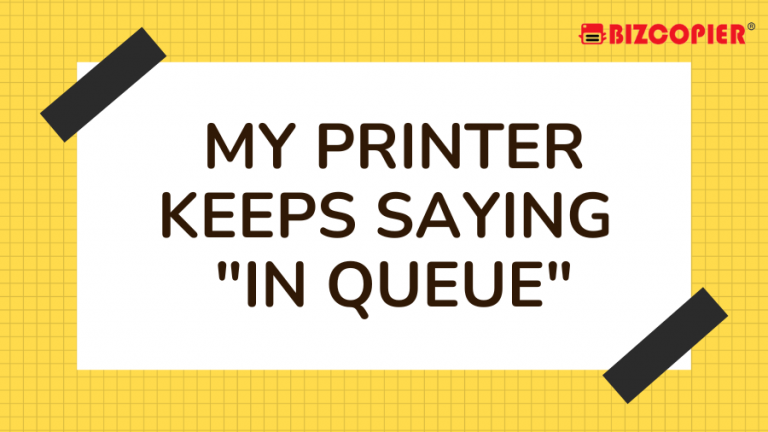 My Printer Keeps Saying “In Queue” - Rental or Purchase Ricoh ...