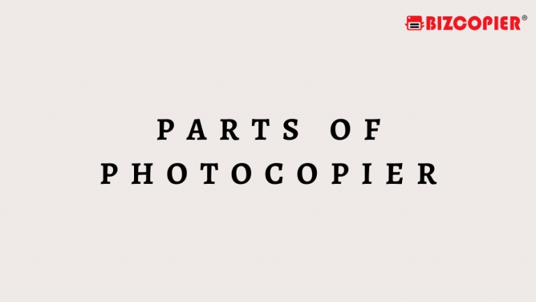 Parts of Photocopier - Rental or Purchase Ricoh Photocopier Machine ...